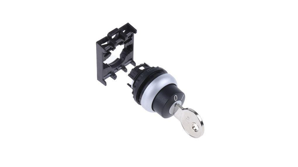 78635856 M22-WRS+M22-A | Eaton RMQ Titan 2-position Key Switch Head, Latching, 22mm Cutout ...